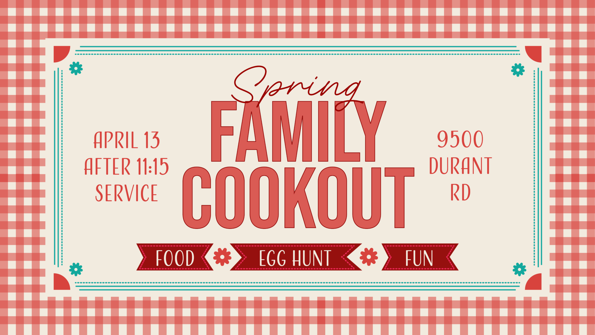Spring Family Cookout – Devoted City
